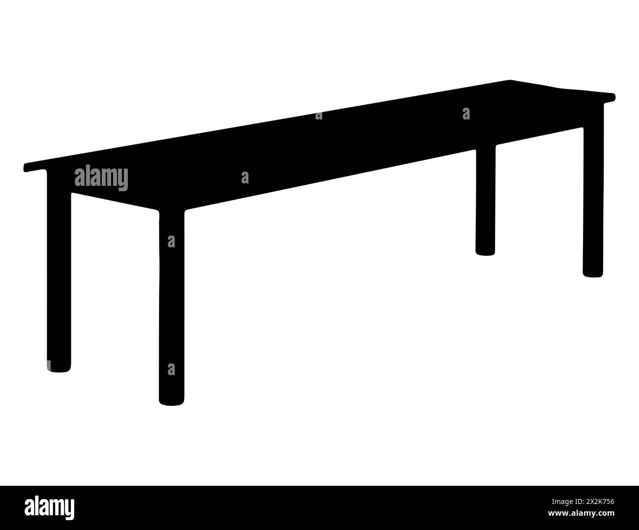 Bench silhouette vector art Stock Vector Image & Art - Alamy