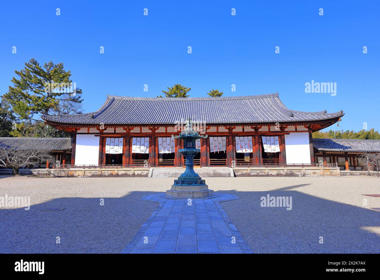 Horyu-ji, a Buddhist temple with world's oldest wooden buildings at ... Horyu-ji, a Buddhist temple with world's oldest wooden buildings at ...