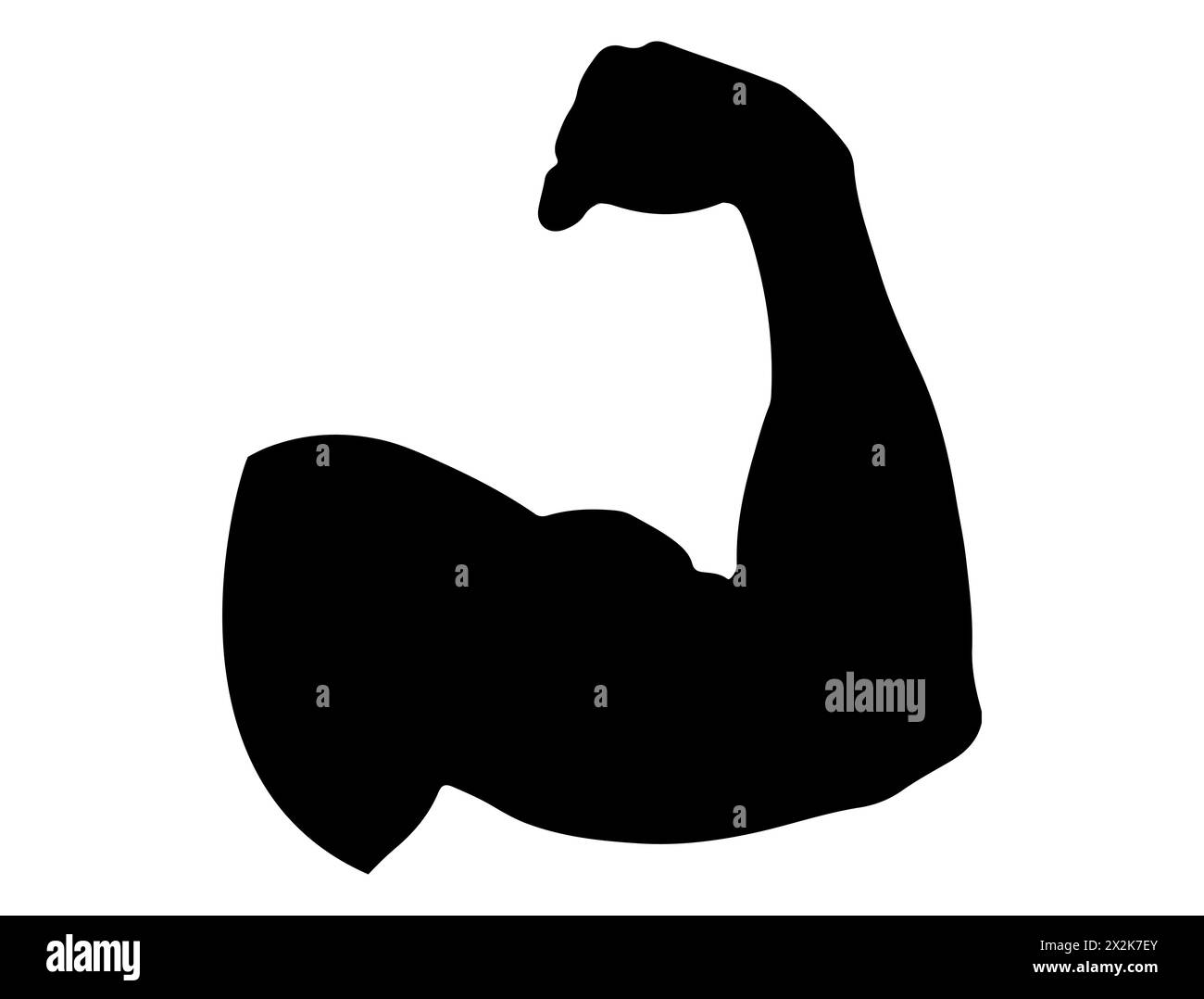 Muscle man silhouette hi-res stock photography and images - Alamy