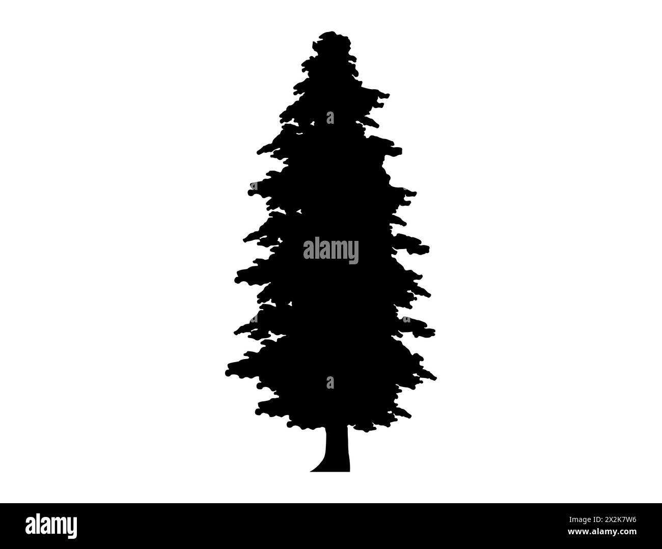 Silhouette pine tree hi-res stock photography and images - Alamy