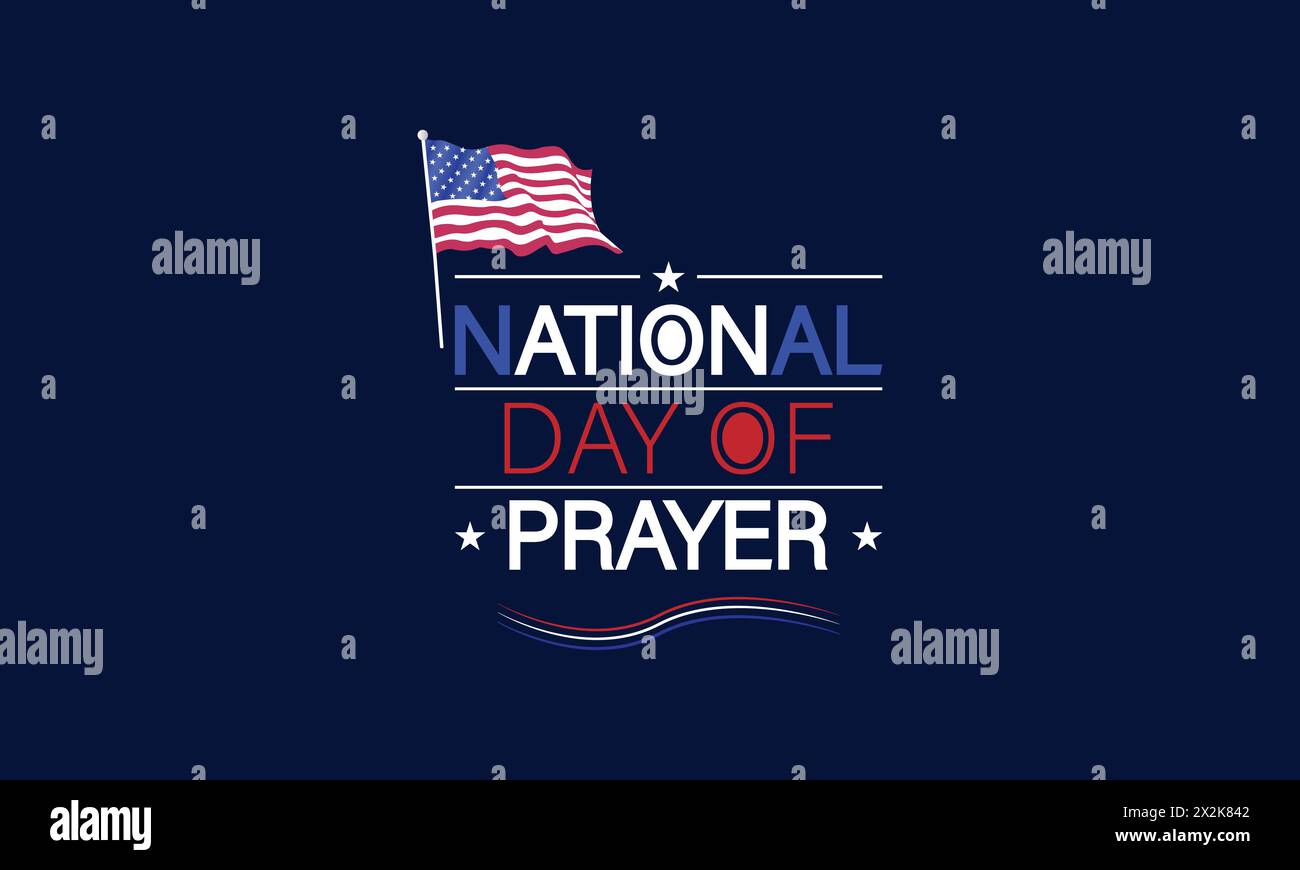Prayer american flag Stock Vector Images - Alamy