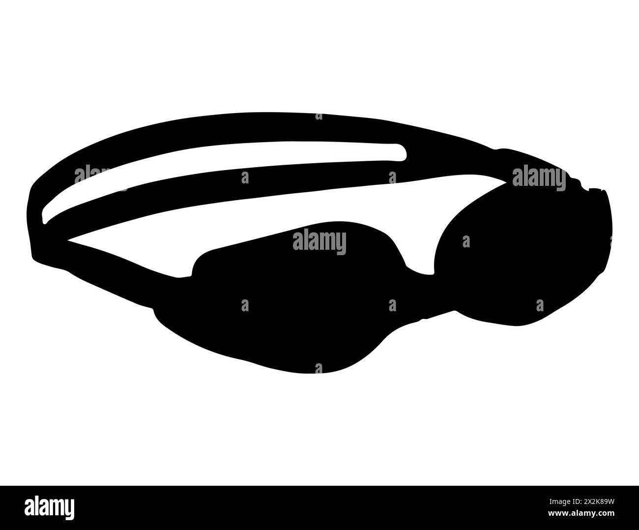 Swimming goggle silhouette vector art Stock Vector Image & Art - Alamy