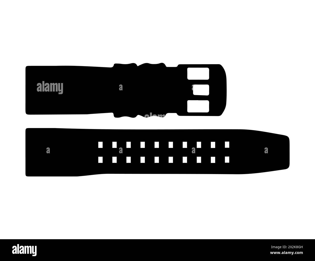 Watch strap silhouette vector art Stock Vector Image & Art - Alamy