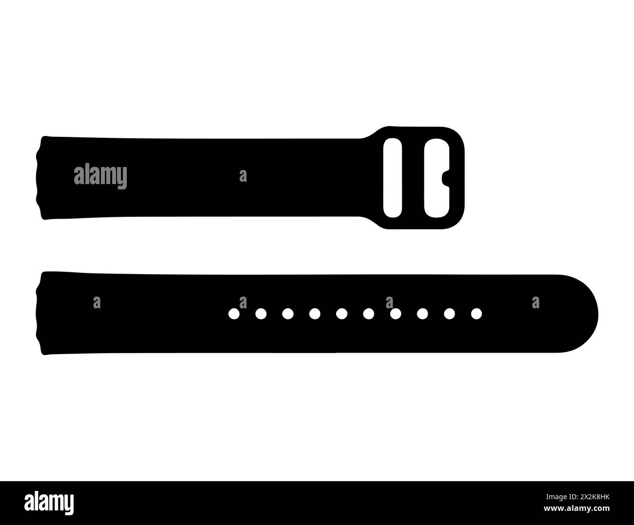 Watch strap silhouette vector art Stock Vector Image & Art - Alamy