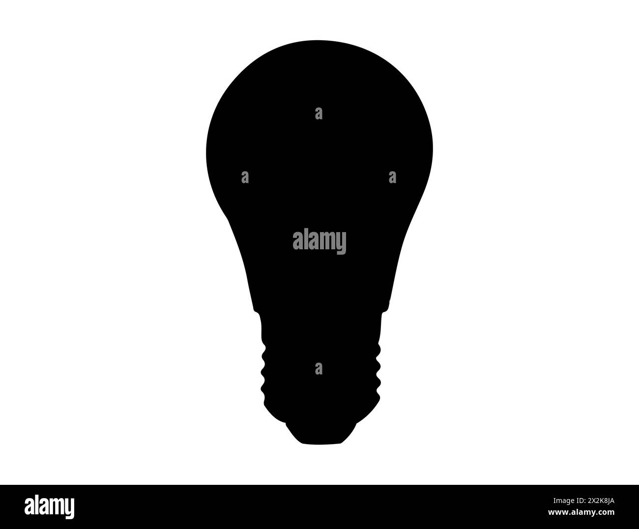 Christmas bulb silhouette vector art Stock Vector Image & Art - Alamy