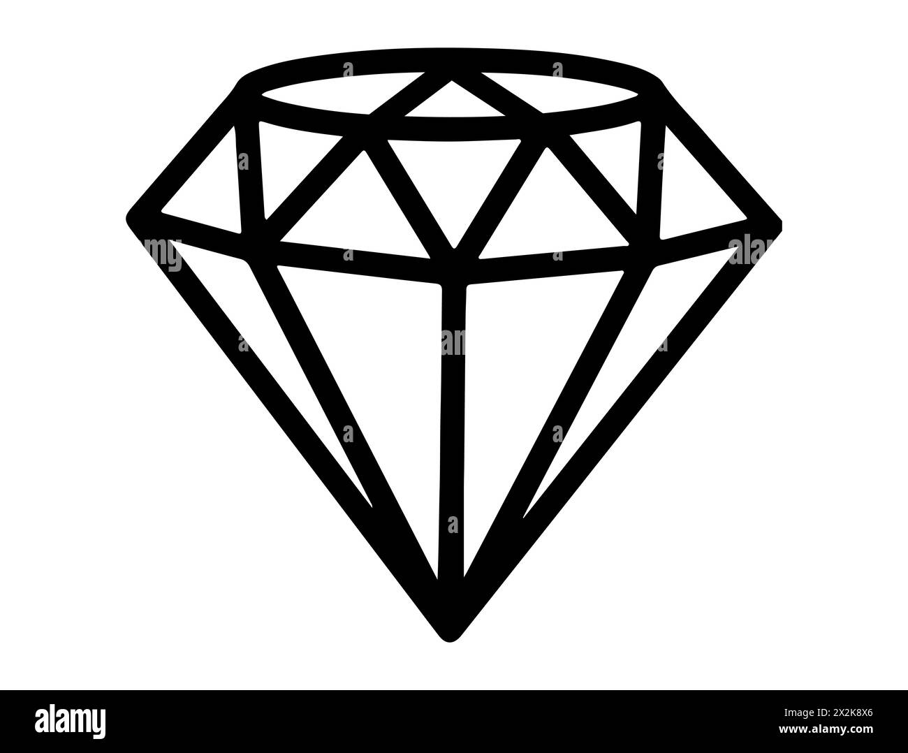 Geometric diamond line art Stock Vector Images - Alamy