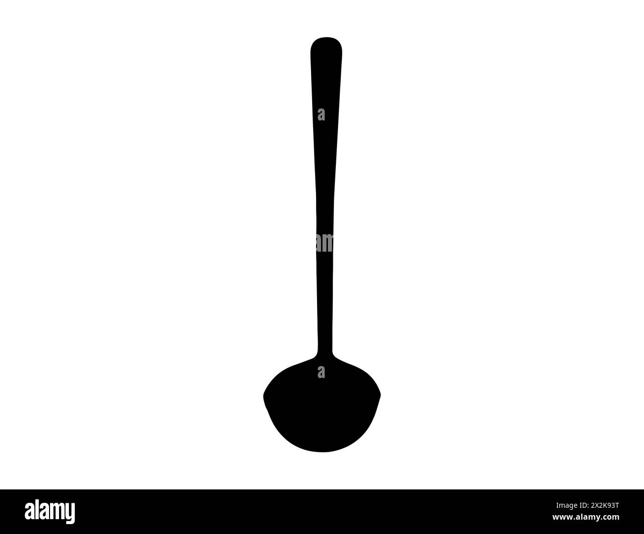 Food ladle silhouette vector art Stock Vector Image & Art - Alamy