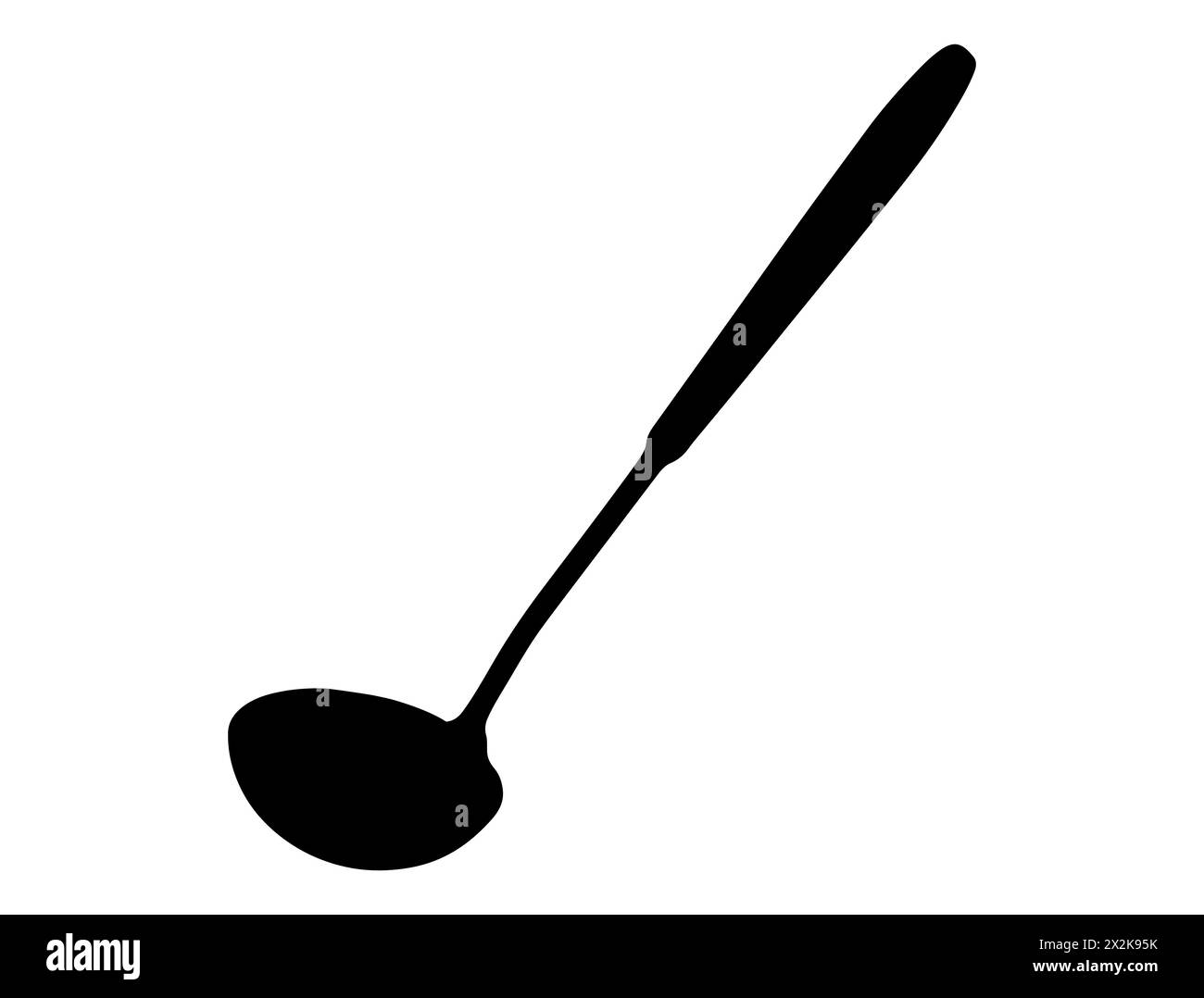 Food ladle silhouette vector art Stock Vector Image & Art - Alamy