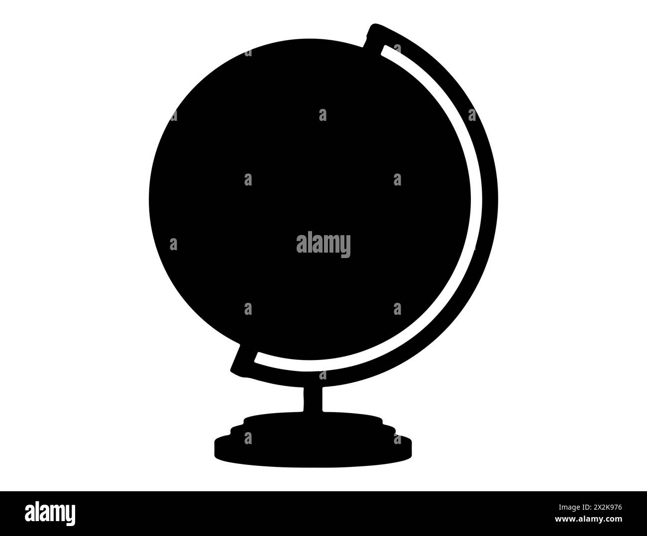 Globe silhouette vector art Stock Vector Image & Art - Alamy