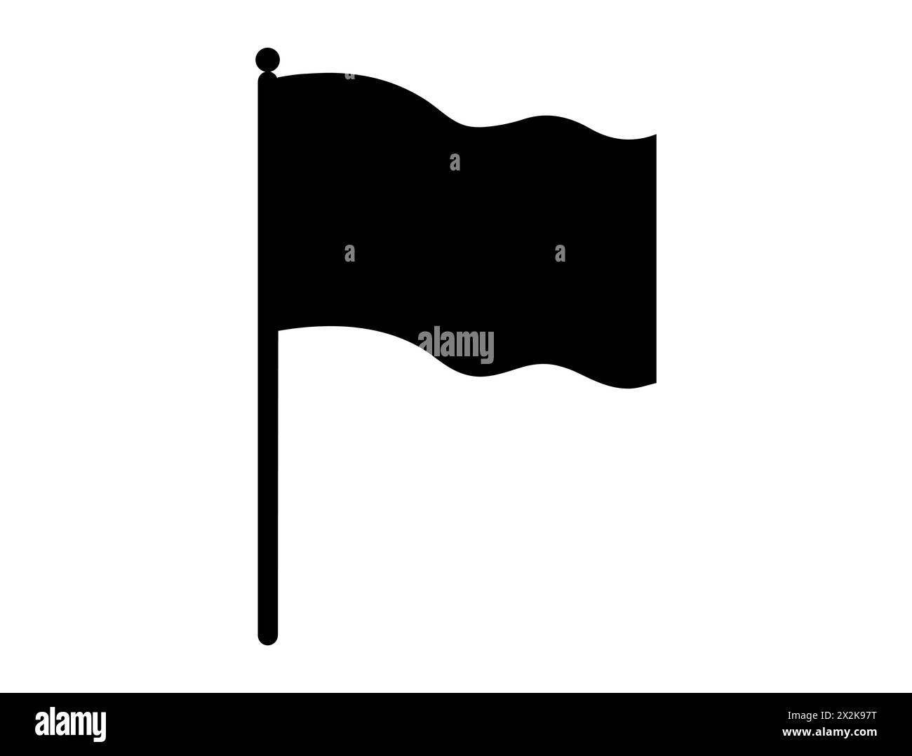 Flag silhouette vector art Stock Vector Image & Art - Alamy