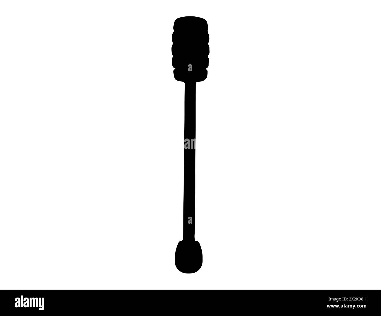Honey dipper silhouette vector art Stock Vector Image & Art - Alamy