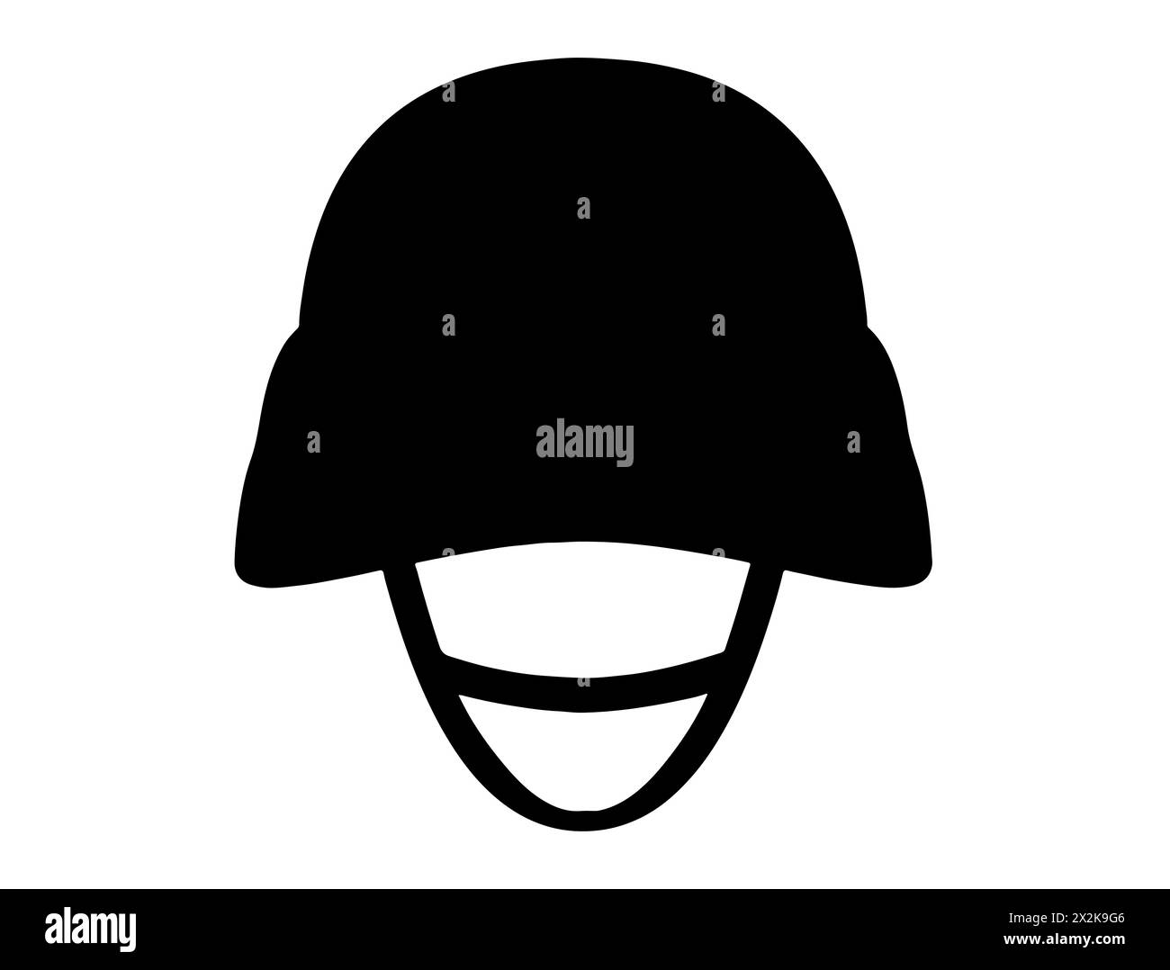 Military helmet silhouette vector art Stock Vector Image & Art - Alamy