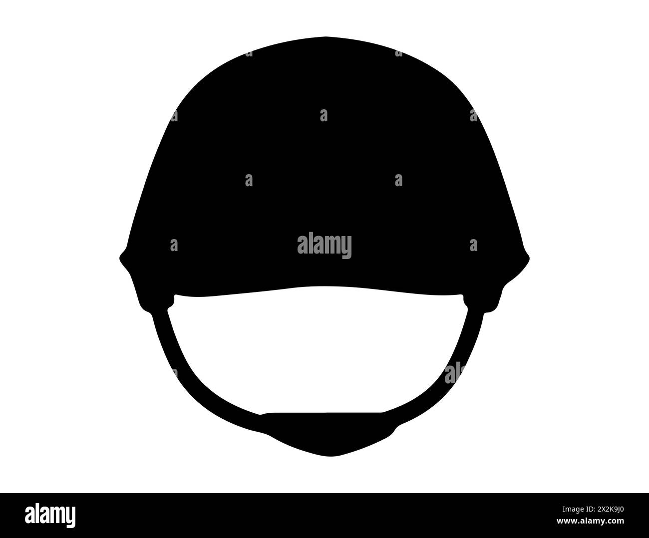 Military helmet silhouette vector art Stock Vector Image & Art - Alamy