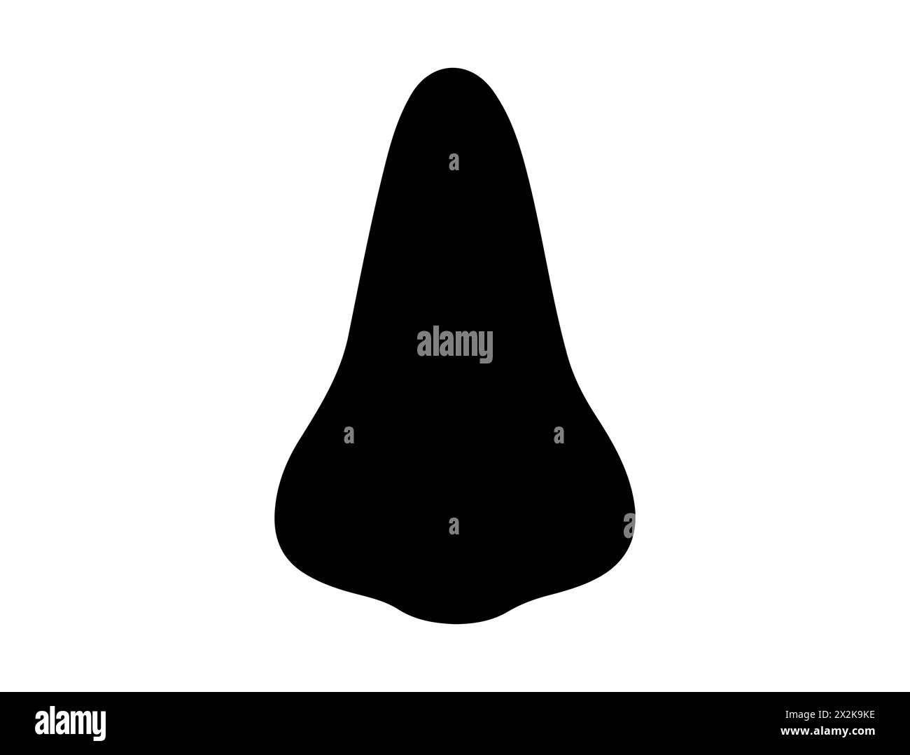 Art in shape of nose Black and White Stock Photos & Images - Alamy