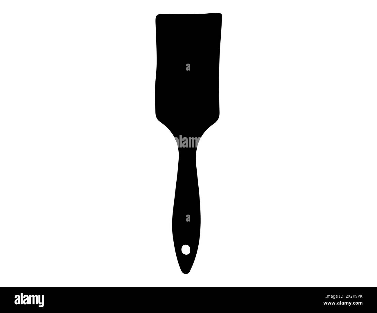 Paint brush silhouette vector art Stock Vector Image & Art - Alamy