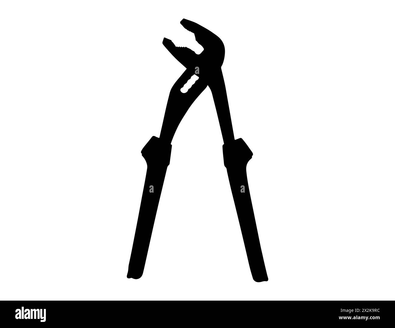 Plier silhouette vector art Stock Vector Image & Art - Alamy