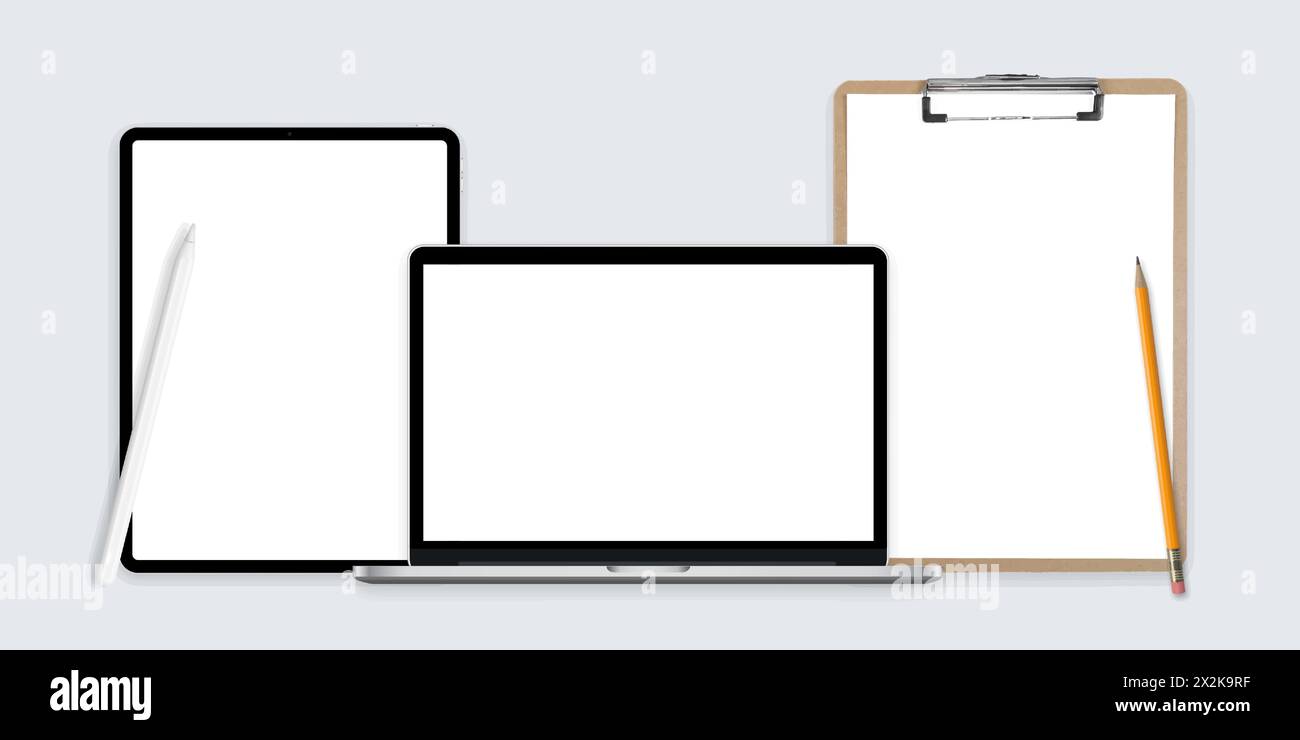 Tablet mock, Notebook mockup, Laptop mock up, Vector shapes, Device ...