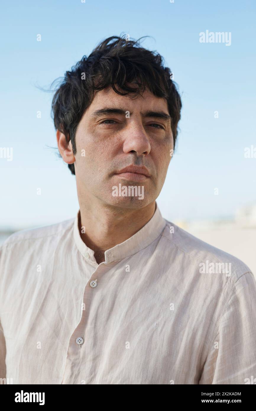 Portrait of Pietro Marcello (director) during the 76th Venice ...