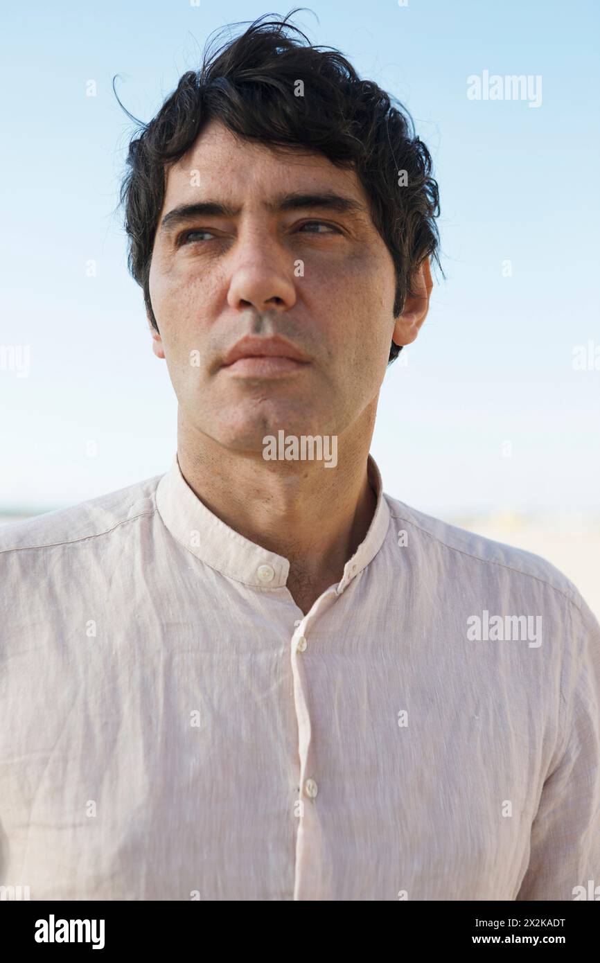 Portrait of Pietro Marcello (director) during the 76th Venice ...