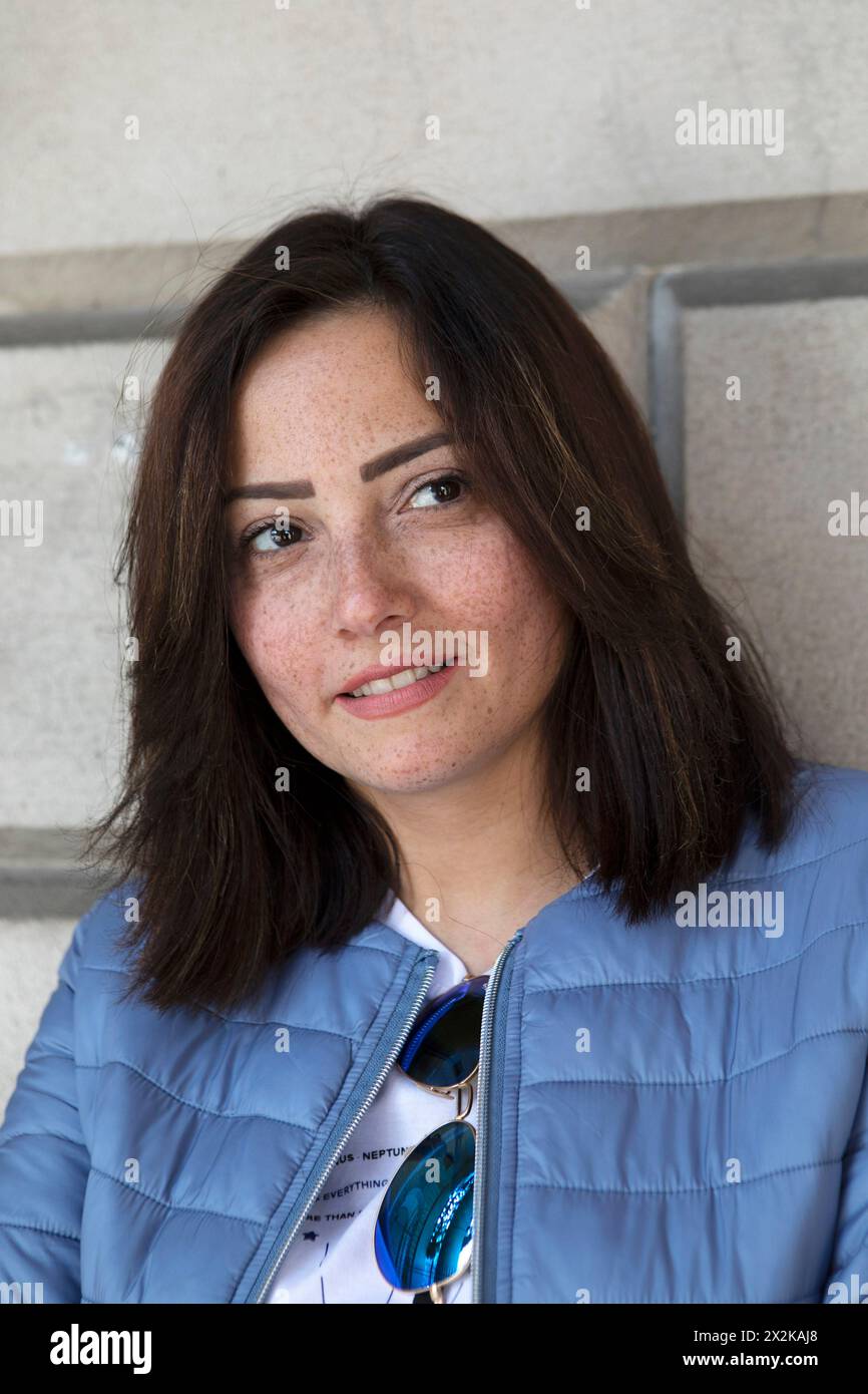 Portrait of Bushra Rozza (actress) 30/03/2019 ©Isabella DE MADDALENA ...