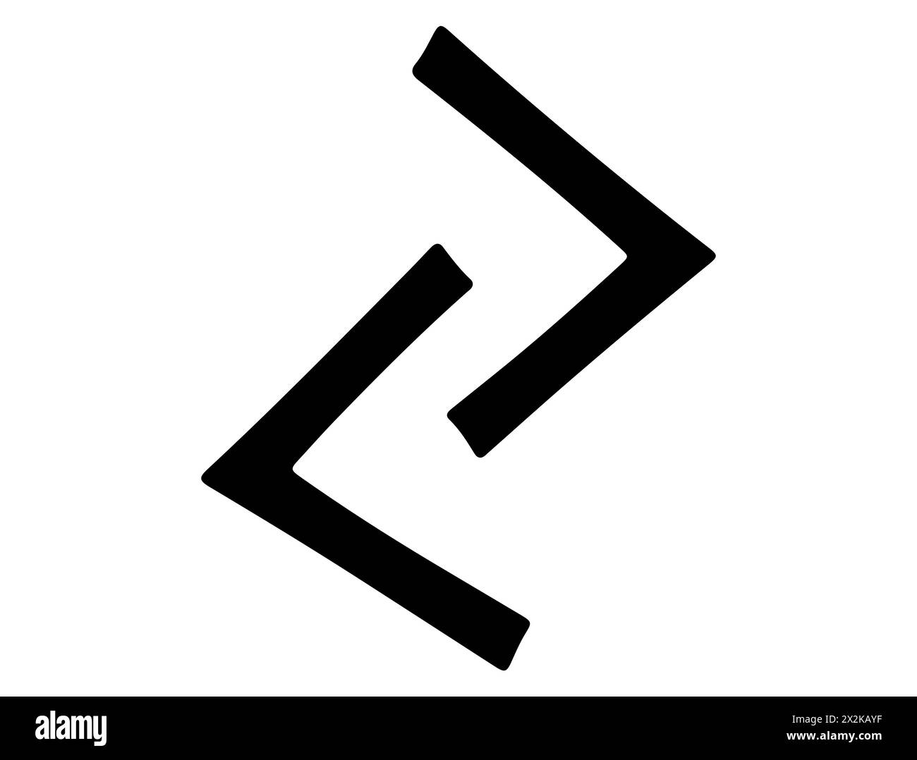 Viking rune alphabet silhouette vector art Stock Vector Image & Art - Alamy