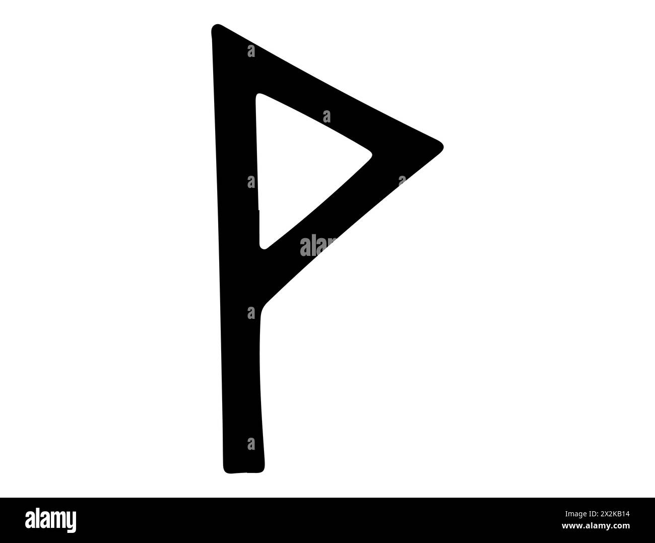 Viking rune alphabet silhouette vector art Stock Vector Image & Art - Alamy
