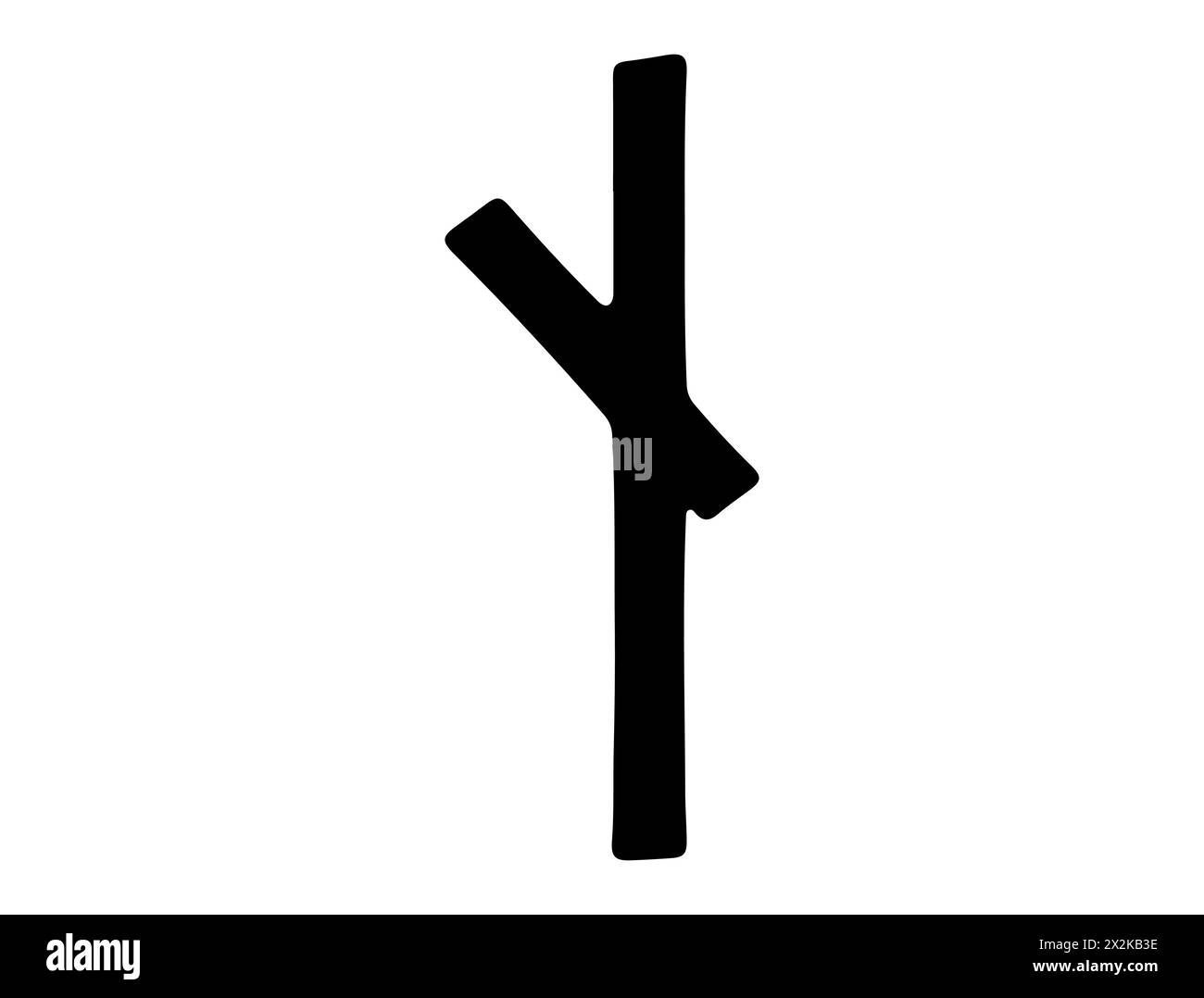 Viking rune alphabet silhouette vector art Stock Vector Image & Art - Alamy