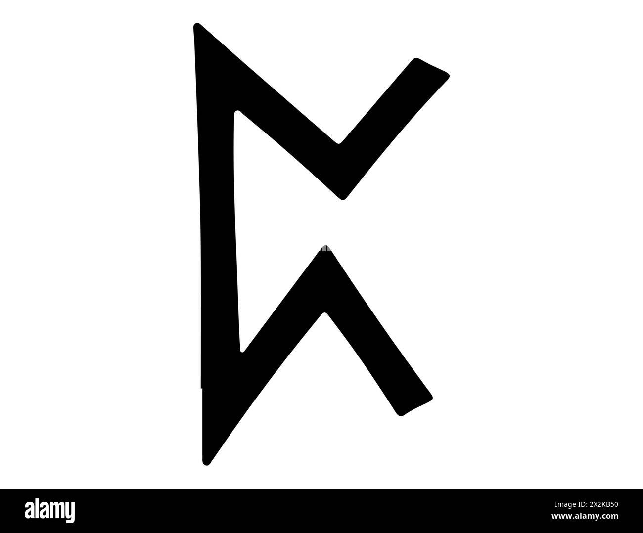 Viking rune alphabet silhouette vector art Stock Vector Image & Art - Alamy
