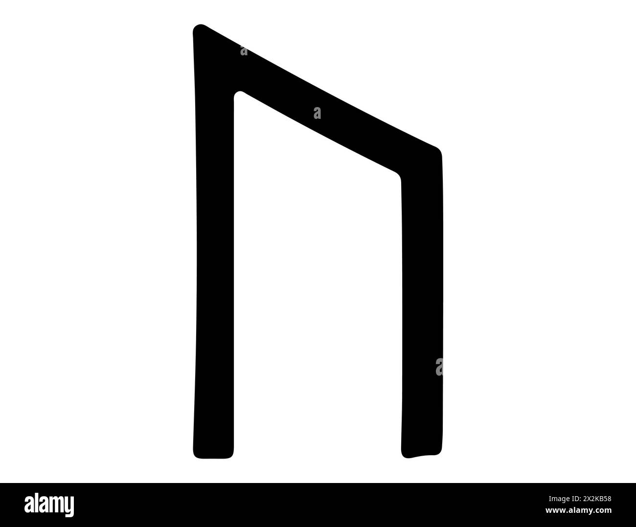 Viking rune alphabet silhouette vector art Stock Vector Image & Art - Alamy