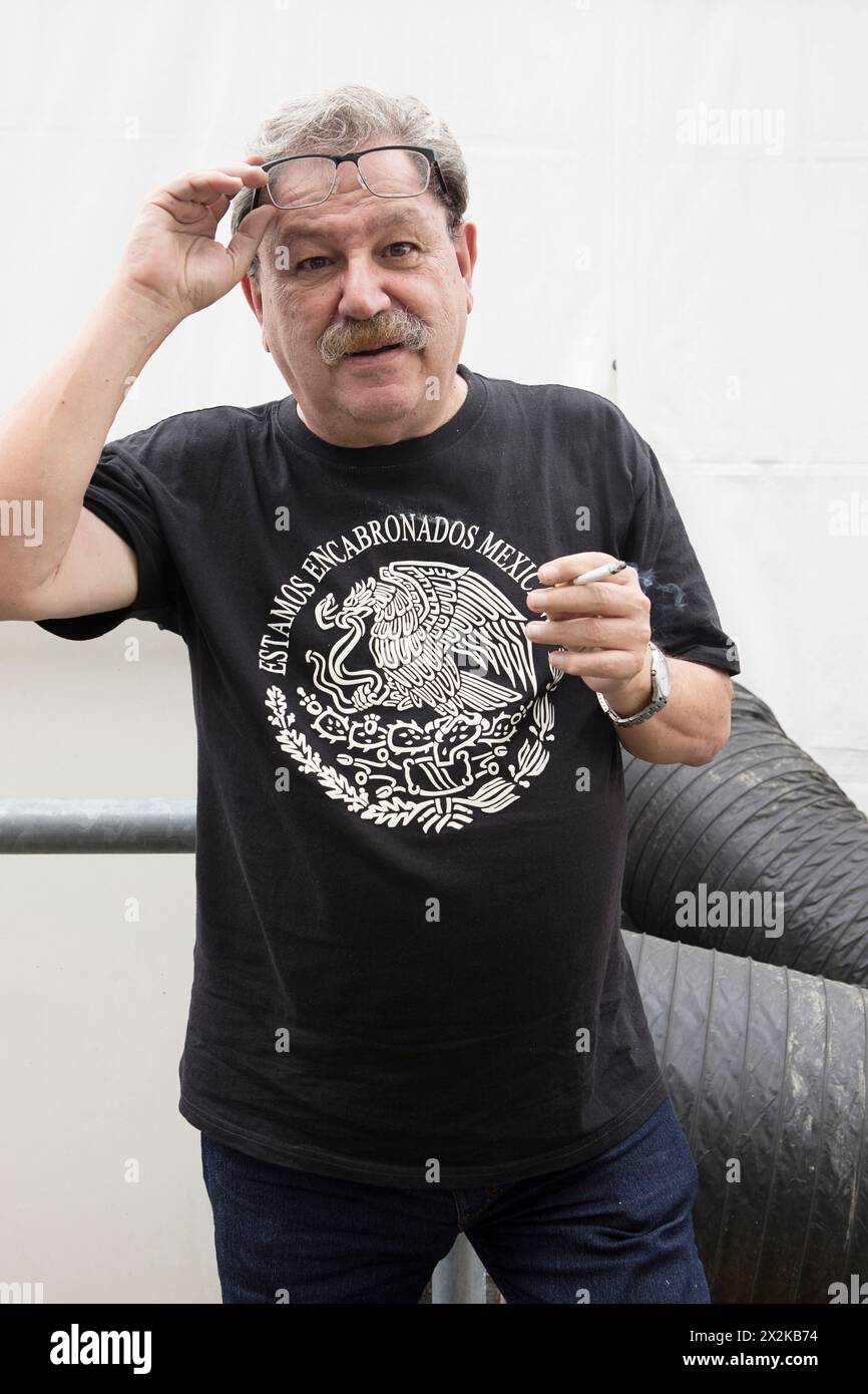 Portrait of Paco Ignacio Taibo II 12/05/2018 ©Isabella DE MADDALENA ...