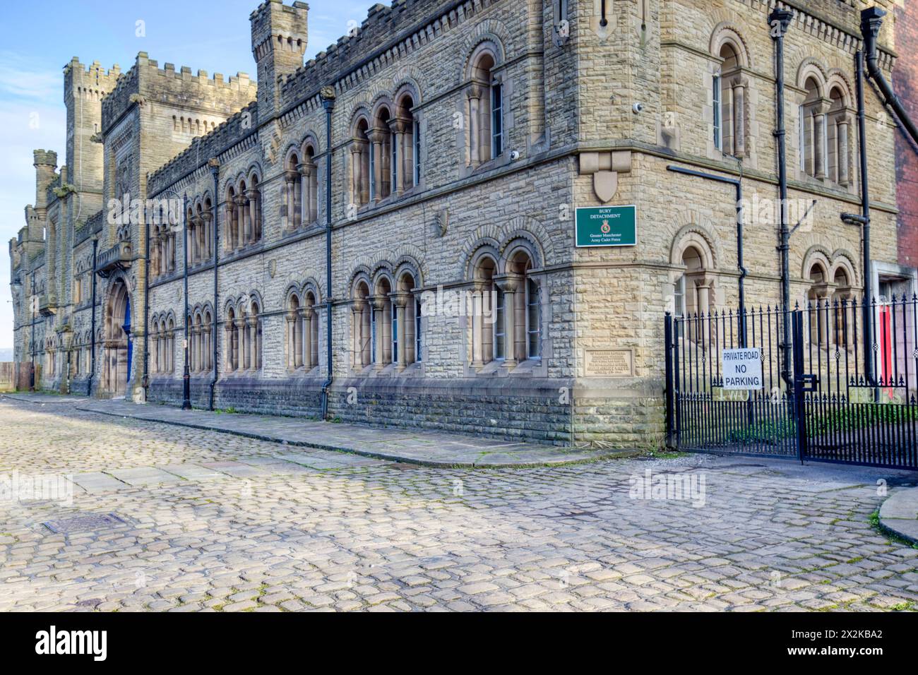 Castle Barracks and Armoury, Bury, Lancashire, England, United Kingdom ...