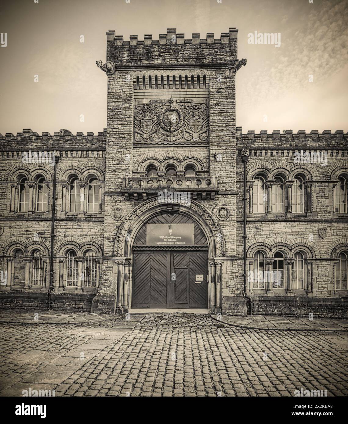 Castle Barracks and Armoury, Bury, Lancashire, England, United Kingdom ...