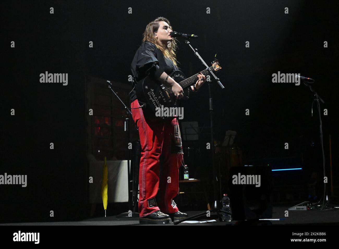 Nelson Mandela Forum, Florence, Italy, April 21, 2024, Armenian singer ...