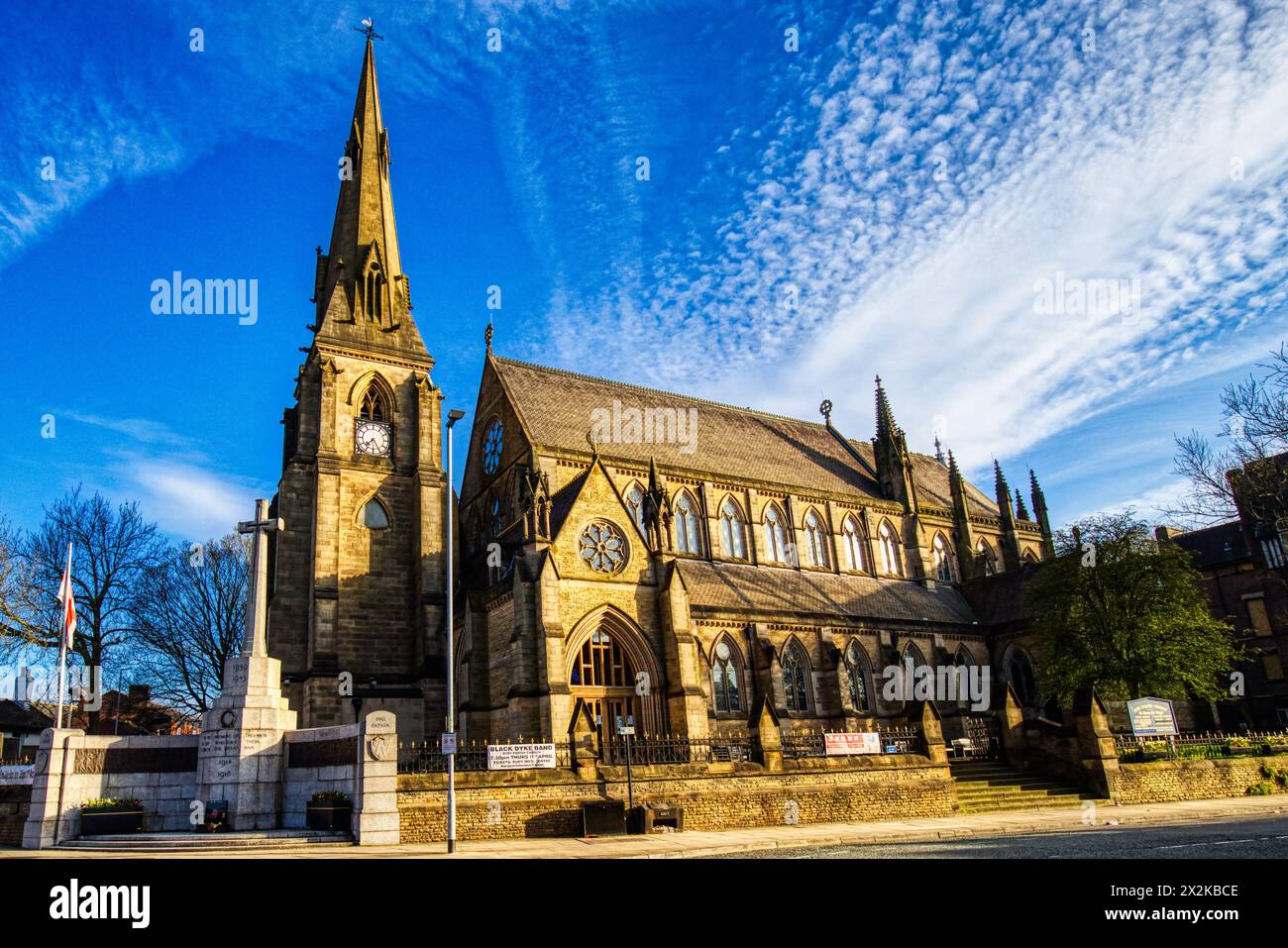 Bury Parish Church, Bury, Lancashire, England, United Kingdom Stock ...