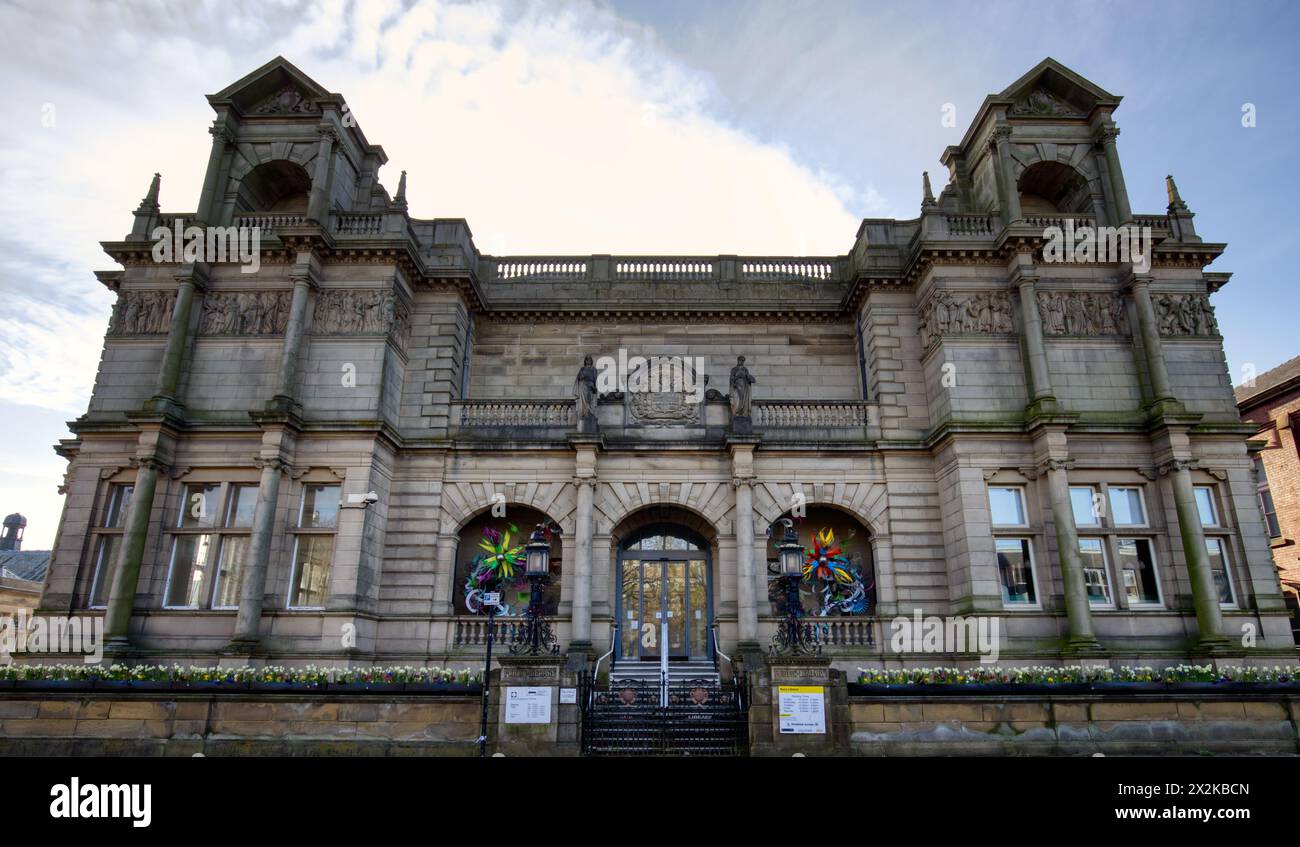 Bury Central Library, Bury, Lancashire, England, United Kingdom Stock ...