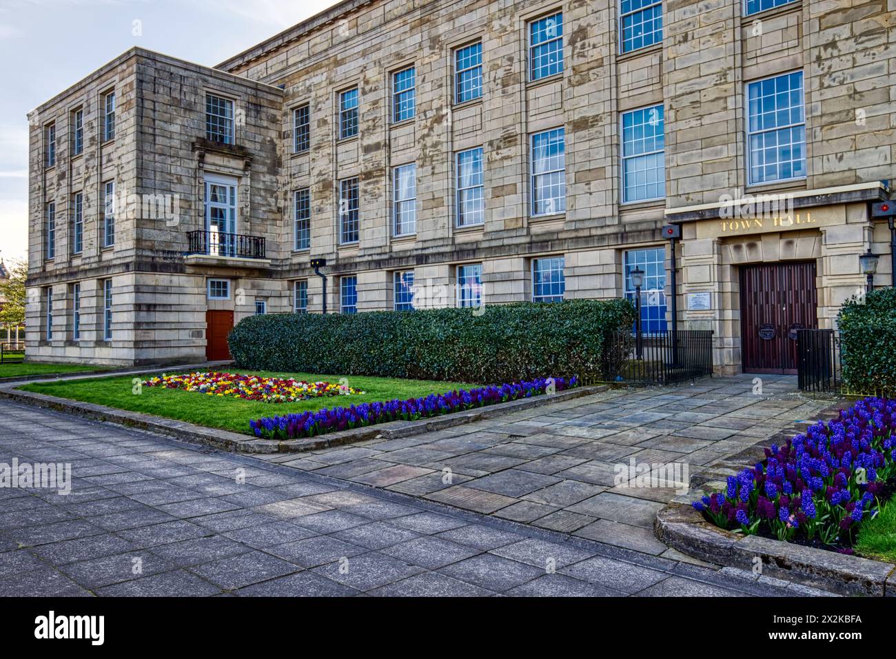 Bury Town Hall, Bury, Lancashire, England, United Kingdom Stock Photo ...