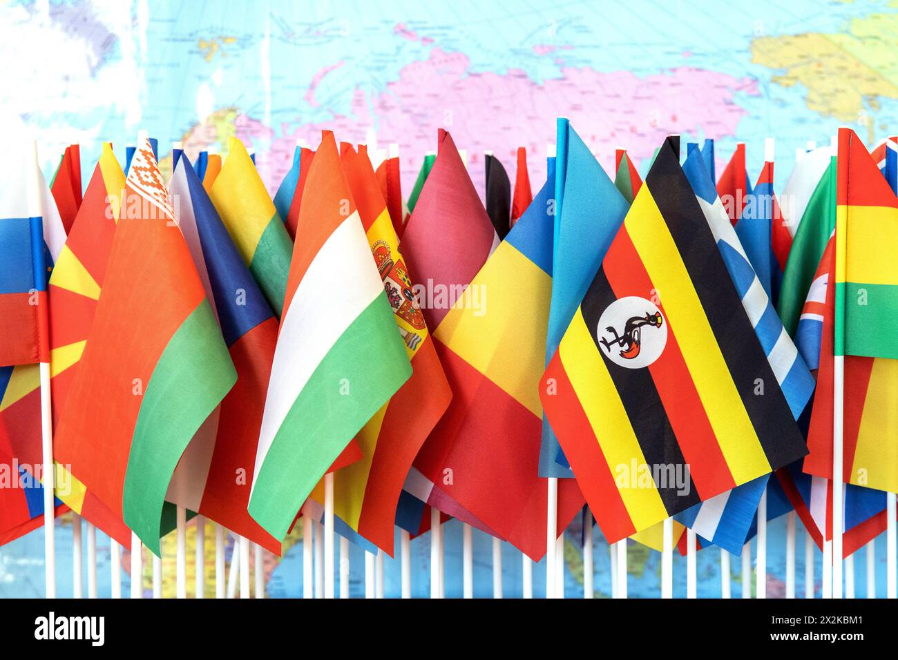 Embracing Diversity: A Tapestry of Nations - Flags of the World Against ...