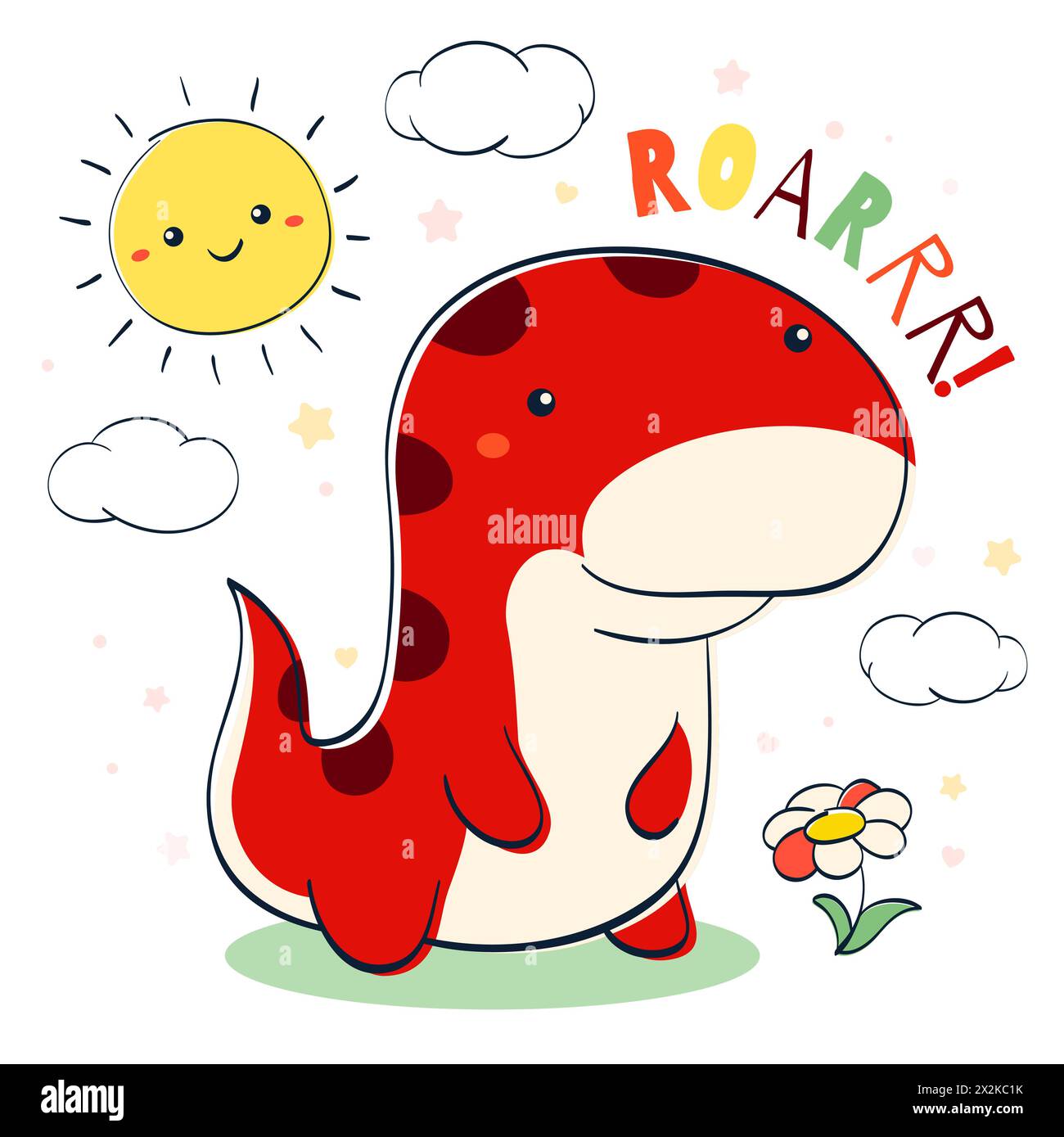 Cartoon baby dino hi-res stock photography and images - Alamy