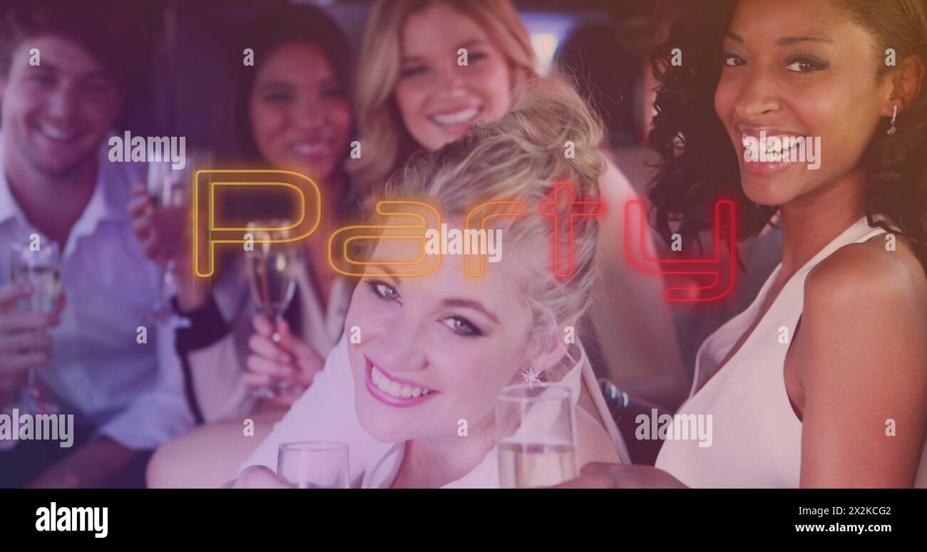 Celebration party female friends hi-res stock photography and images ...