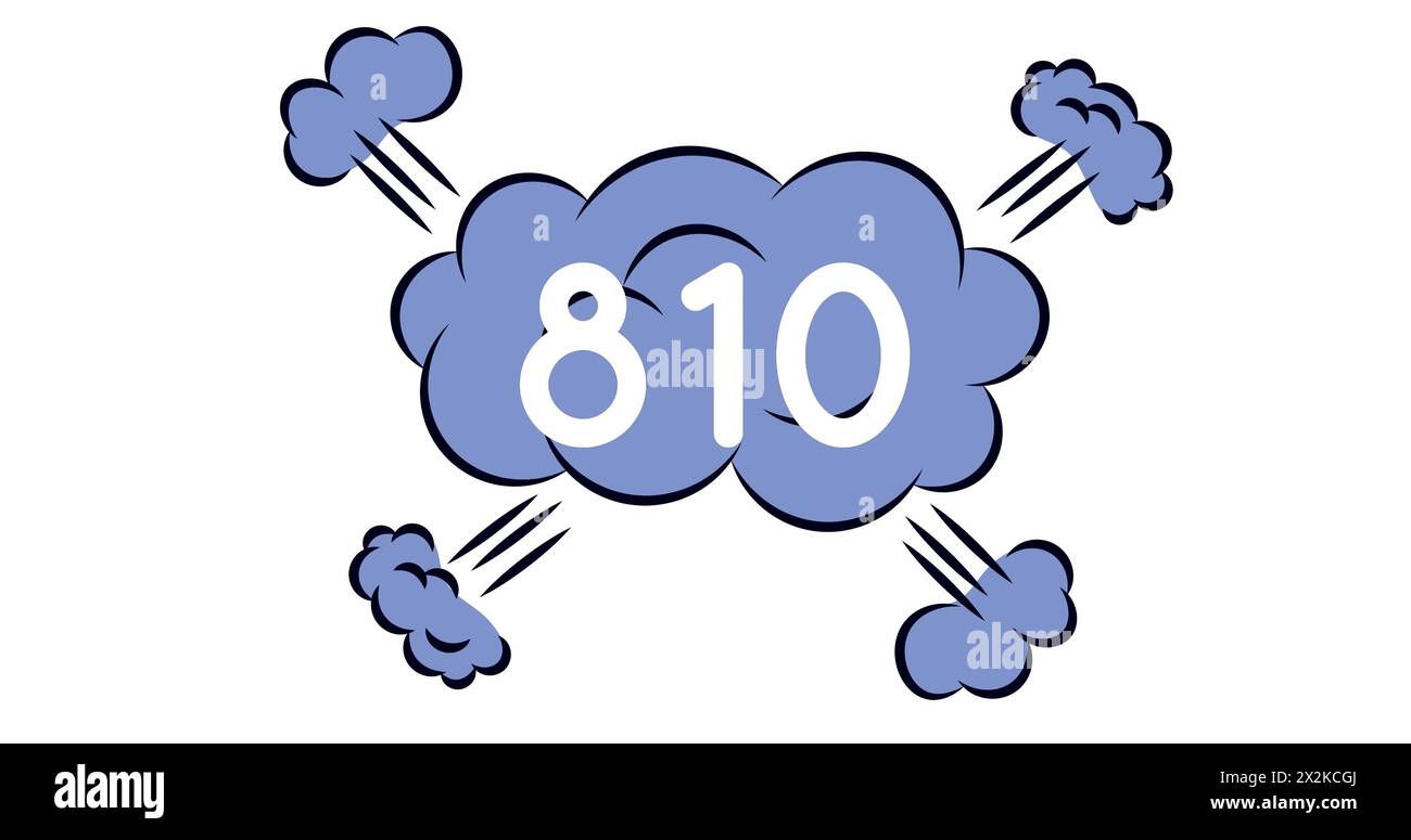 Animation digital interface data icons Cut Out Stock Images & Pictures ...