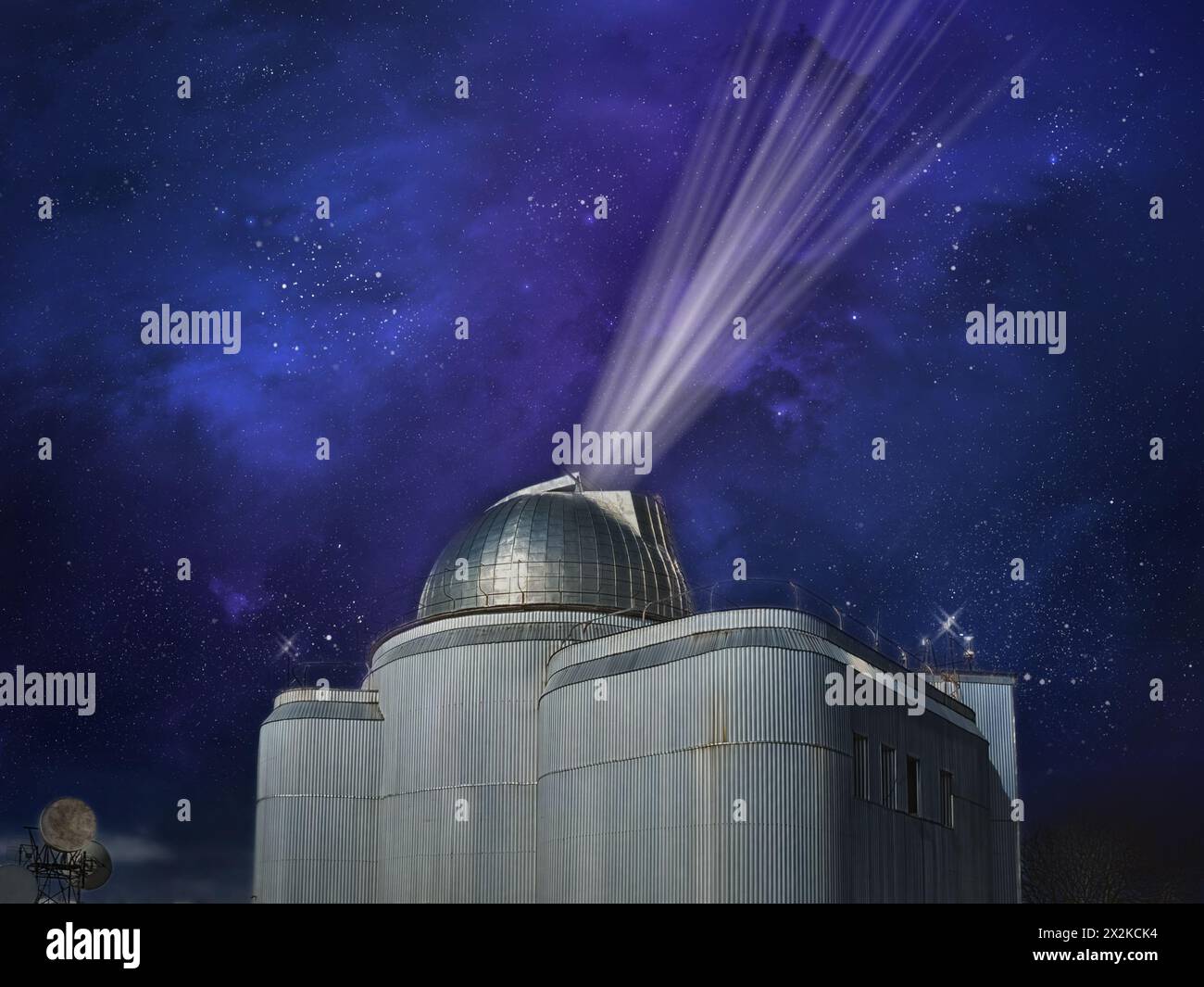 Deep space observation from the astrophysical laboratory. Russia, North ...