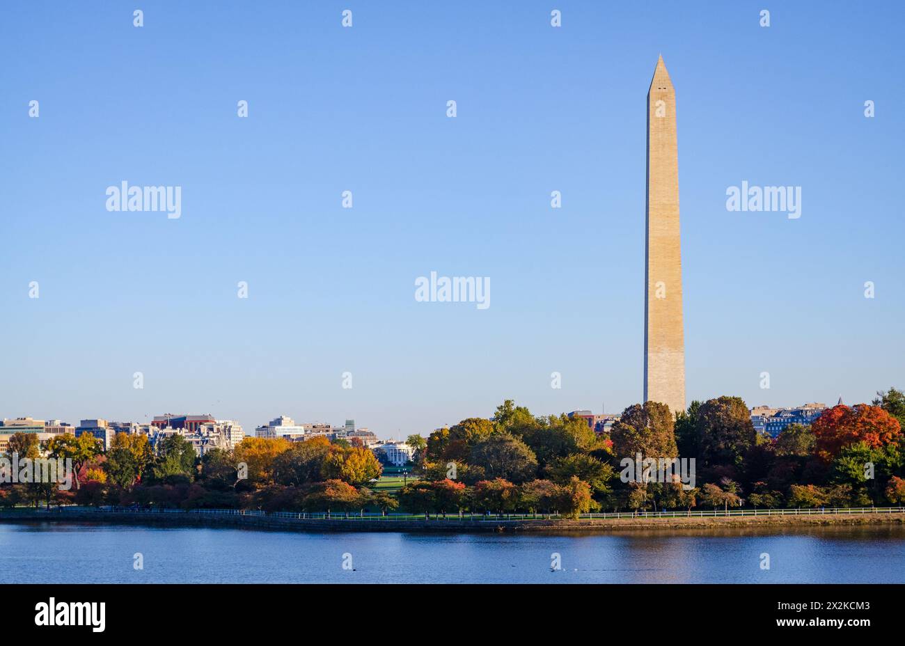 The Washington Monument Obelisk on the National Mall in D.C., USA Stock ...