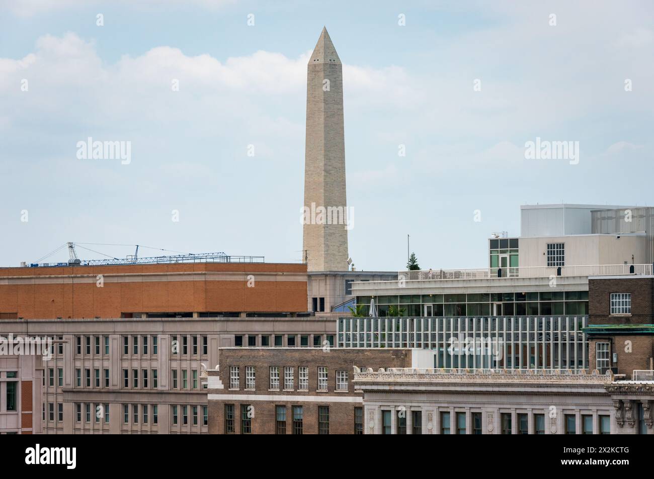 The Washington Monument Obelisk on the National Mall in D.C., USA Stock ...