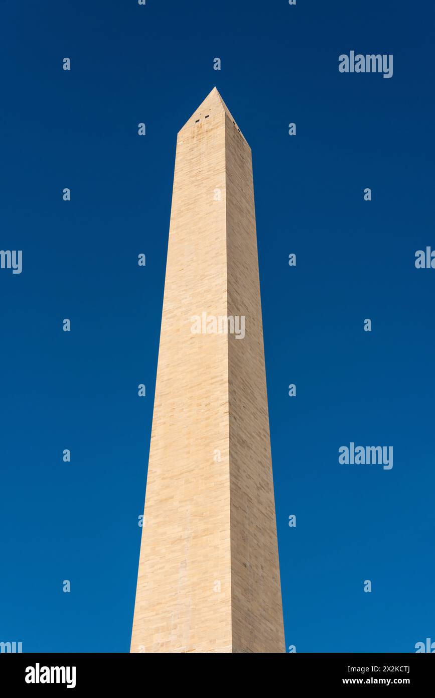 The Washington Monument Obelisk on the National Mall in D.C., USA Stock ...