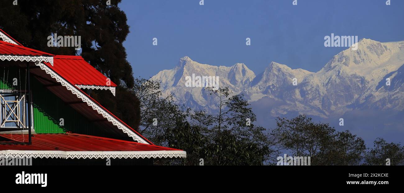 beautiful countryside and outskirts area of darjeeling hill station ...