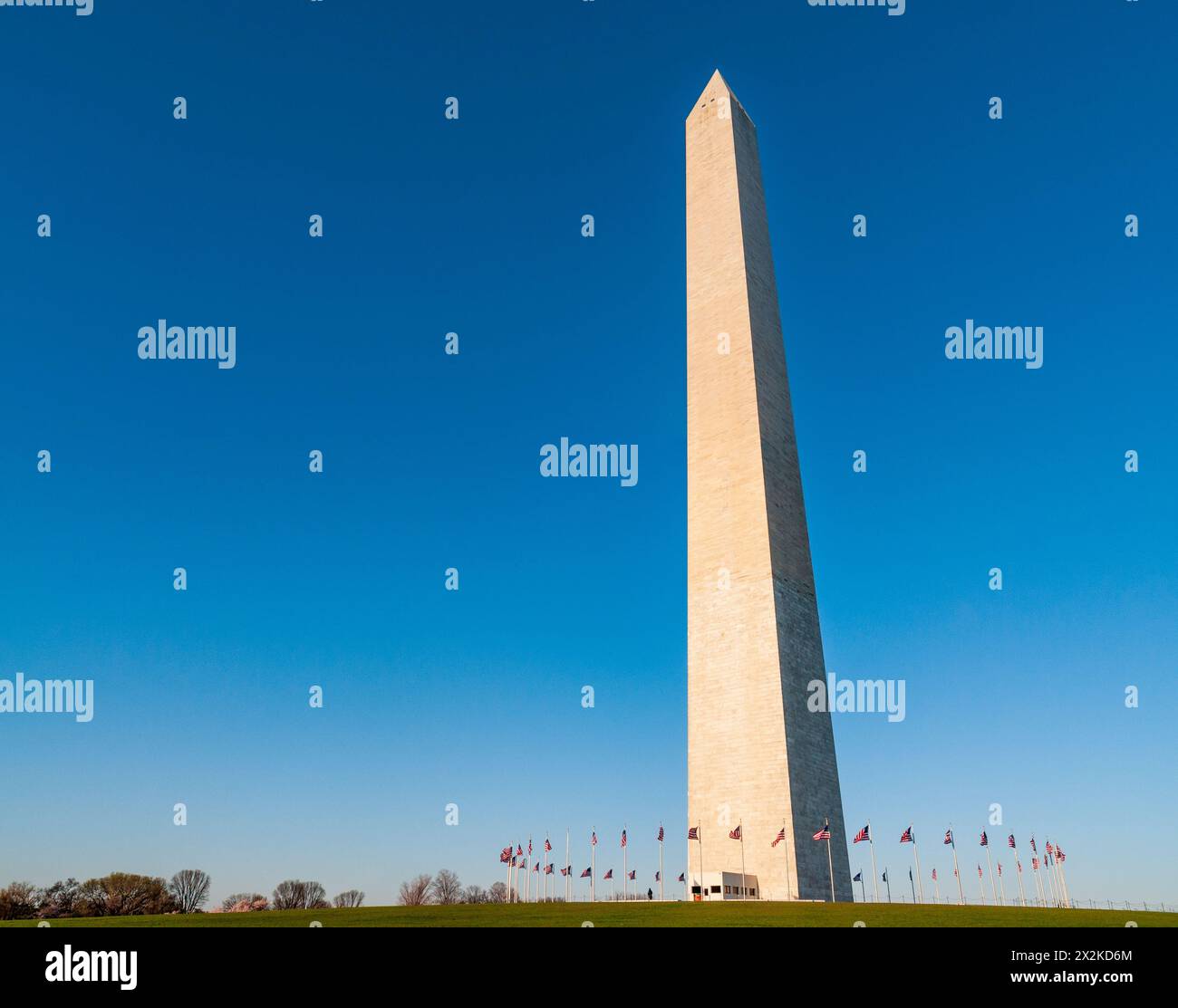 The Washington Monument Obelisk on the National Mall in D.C., USA Stock ...