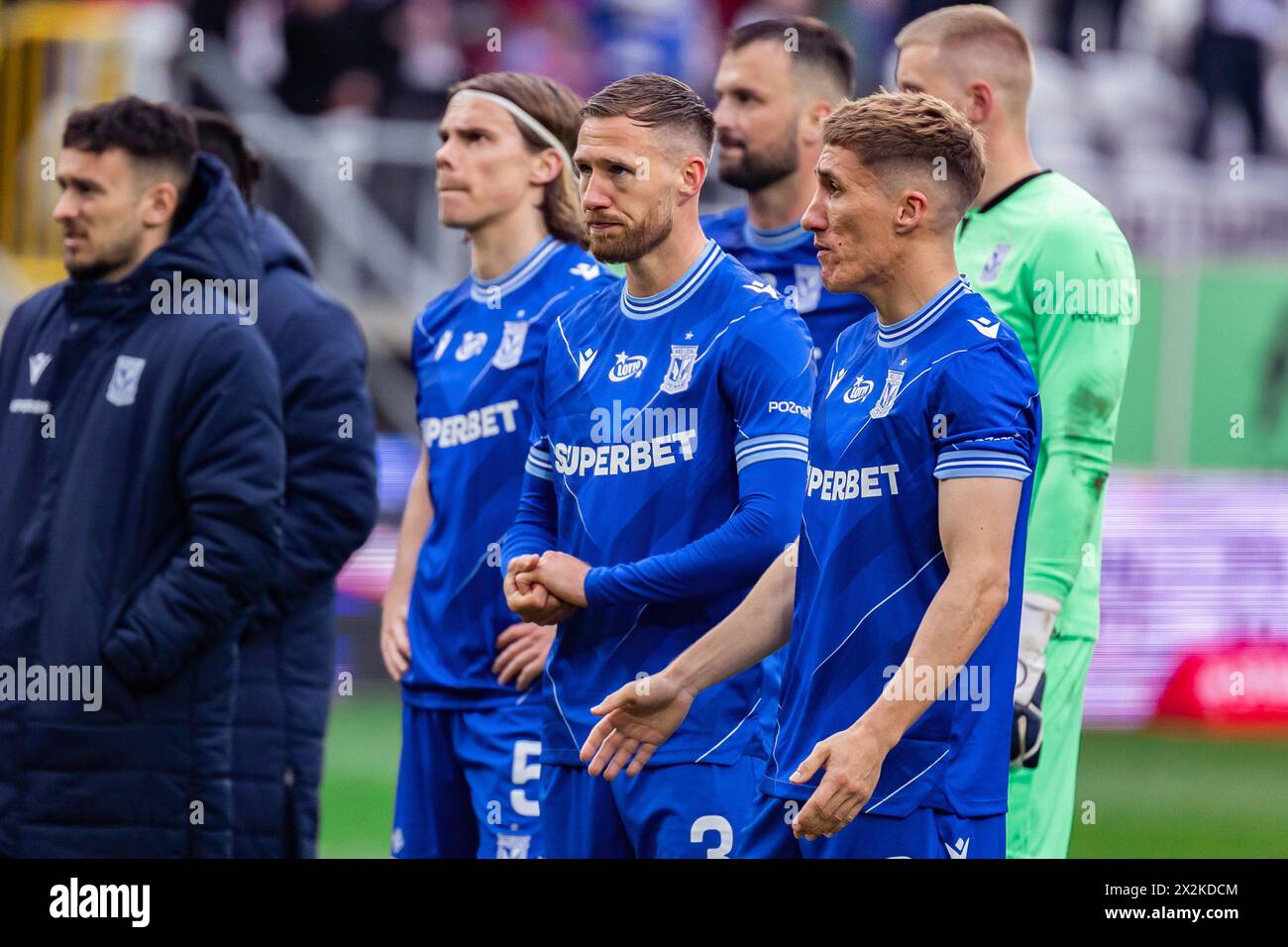 Lodz, Poland. 21st Apr, 2024. Barry Douglas (L) and Joel Vieira Pereira ...