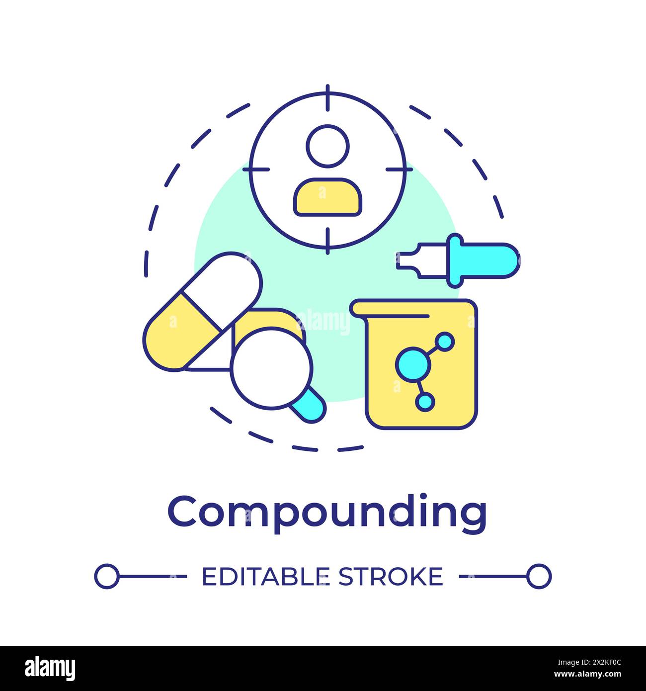 Compounding multi color concept icon Stock Vector Image & Art - Alamy Compounding multi color concept icon Stock Vector Image & Art - Alamy