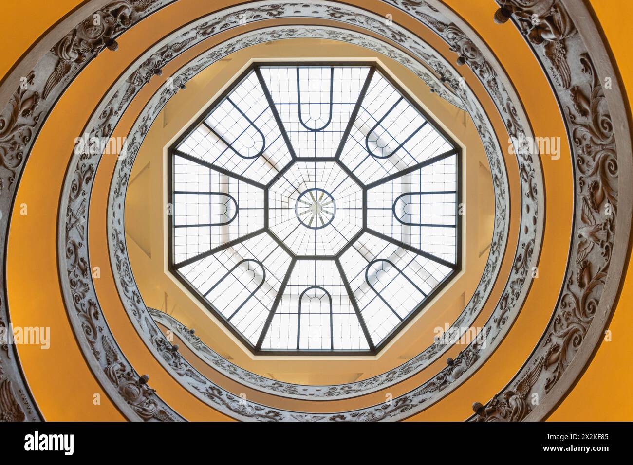 Famous spiral staircase at Vatican Museum. Helix. Giuseppe Momo. Italy ...