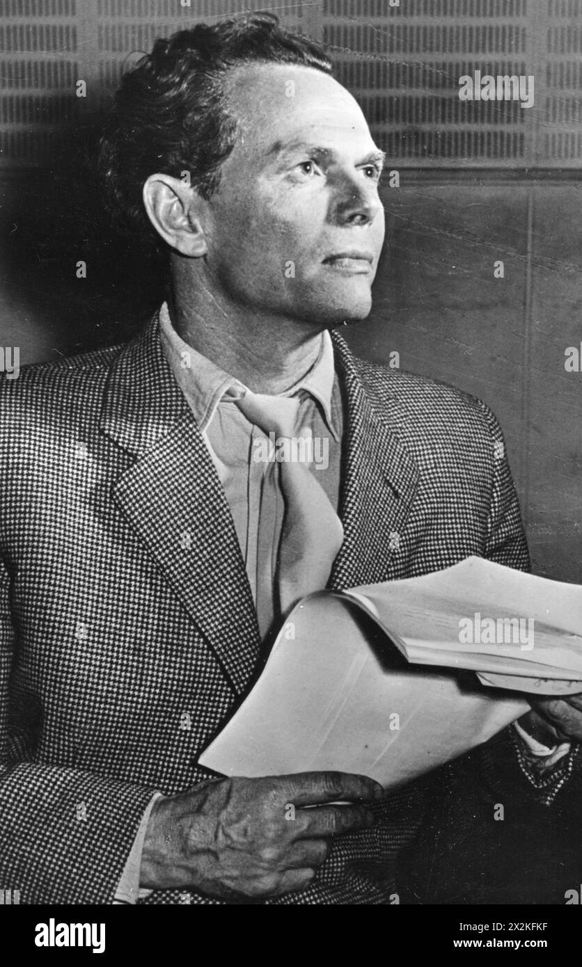 John, Karl, 24.3.1905 - 22.12.1977, German actor, 1957, ADDITIONAL ...